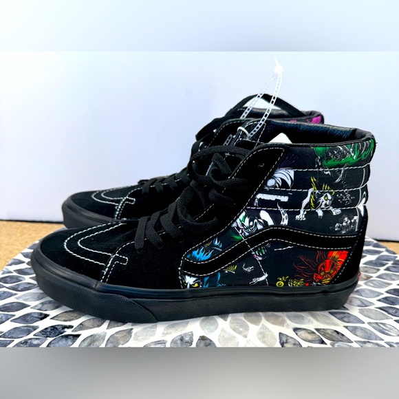 Disney | Shoes | Nwt Vans Disney Villains Sk8hi Shoes 0th Anniversary ...